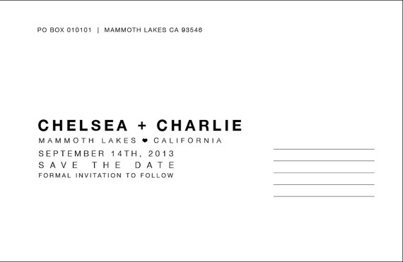 Back Of Postcard Layout And Template on Luulla